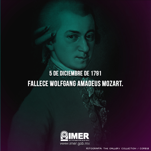 Fallece Wolfgang Amadeus Mozart – IMER